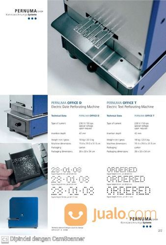 Mesin Perforator di Kota Bekasi, Jawa Barat | Jualo.com