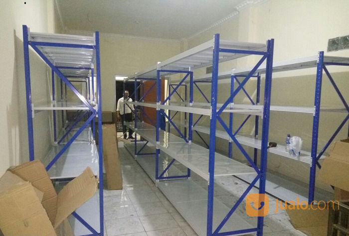 Rak Gudang LIGHT DUTY /Rak Bengkel/Rak Grosir /Rak OBAT Kap 250 Kg ...
