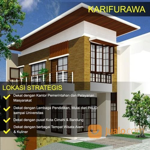 Arsitektur Gaya Jepang Dekat Wisata Lembang-Cimahi Sedang Nol Dp di Kab ...