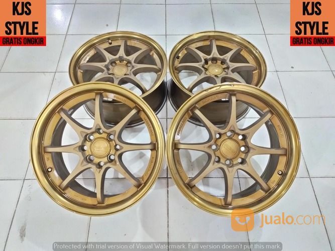 Velg Mobil Second Racing Rays R16 Lebar 7 ET 35 Pcd 4X100-4X114,3 di ...