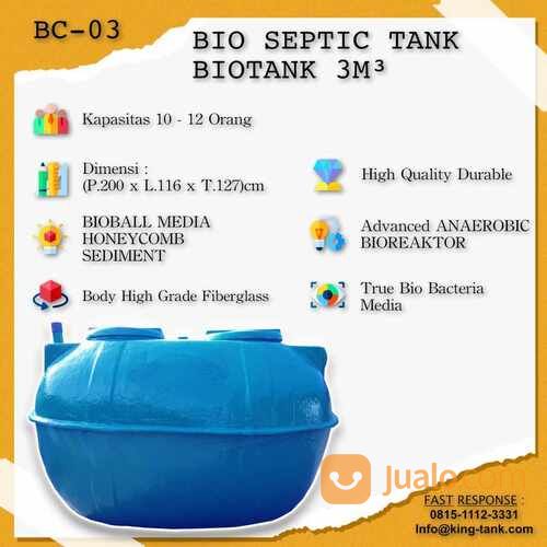 Septic Tank BIOTECH BIOTANK 3m3 di Kota Jakarta Barat, DKI Jakarta ...