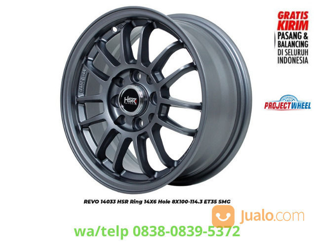 Velg Mobil Revo Hsr Ring 14 Avanza Xenia Mobilio Agya Ayla Brio di Kota ...