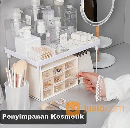 Rak Meja Stationery Lipat Desktop Storage Rack Kantor Tempat ...