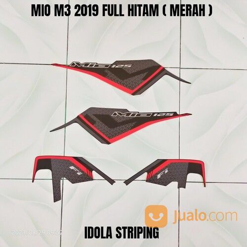 Striping Mio M3 2019 Full Hitam ( Merah ) Ori di Kota Jambi, Jambi ...