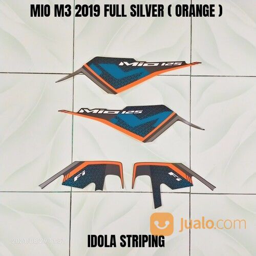 Striping Mio M3 2019 Full Silver ( Orange ) Ori di Kota Jambi, Jambi ...