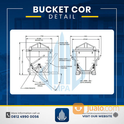 SEWA Bucket Cor / Concrete Bucket 0,8 M3 KEMAYORAN di Kota Jakarta ...