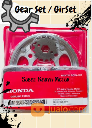 Ready Gear Set Mega Pro New KYE Ori AHM di Kab. Sidoarjo, Jawa Timur ...