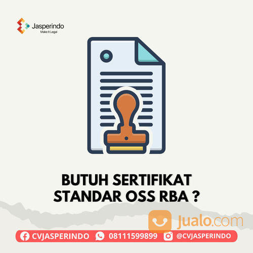 SERTIFIKAT STANDAR OSS RBA di Kota Tangerang Selatan, Banten | Jualo.com