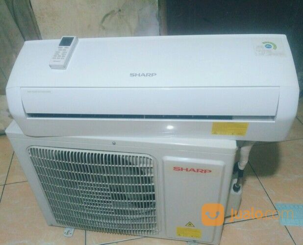 Ac SHARP 3/4pk, Ac Model Baru Dan Freon R32, Baru Dipakai 1 Tahunan. di ...