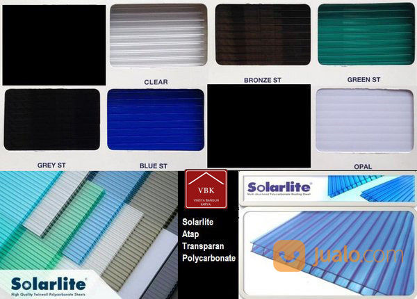 Atap Polycarbonate Solarlite Tebal 5 Mm di Kota Surabaya, Jawa Timur ...