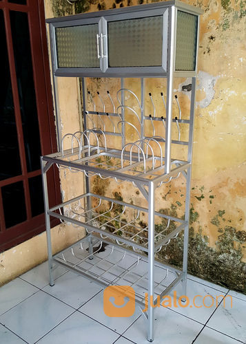 Rak Piring Aluminium 3 Sap Box Atas 2 Pintu 80 di Kab. Sidoarjo, Jawa ...