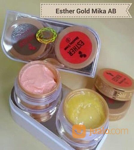 Cream Esther Gold Kemasan Kaca / Mika Original Bleaching ( AB ) di Kota ...