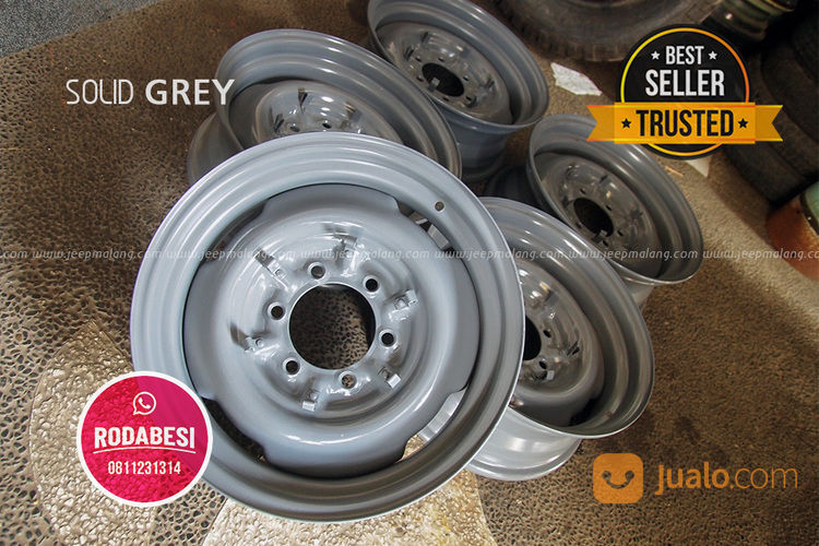 Velg Hardtop Ring 16 Tubeles Solid Grey di Kota Malang, Jawa Timur ...