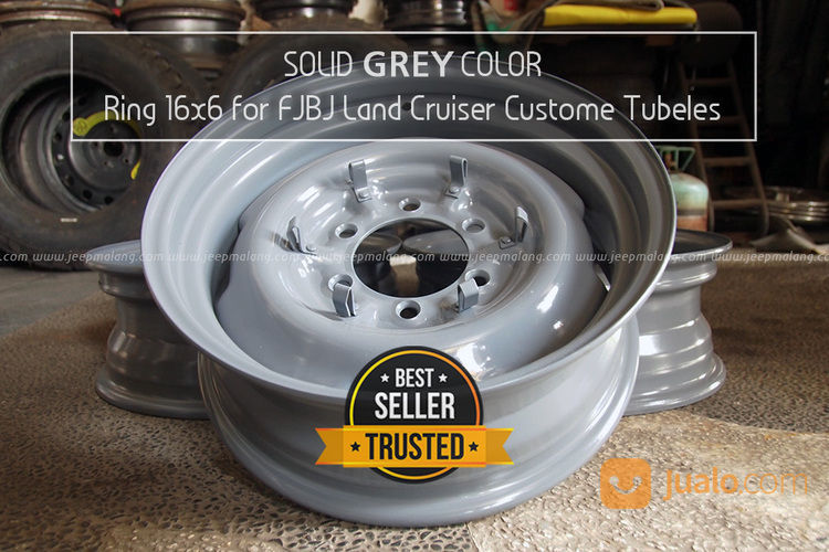 Velg Hardtop Ring 16 Tubeles Solid Grey di Kota Malang, Jawa Timur ...
