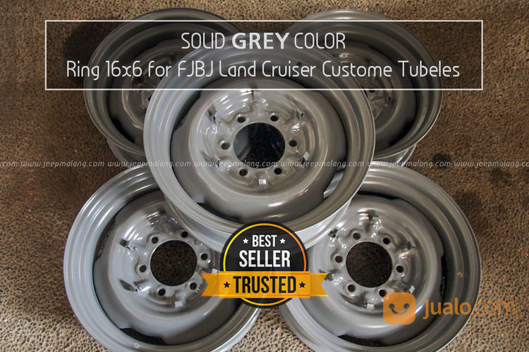 Velg Hardtop Ring 16 Tubeles Solid Grey di Kota Malang, Jawa Timur ...