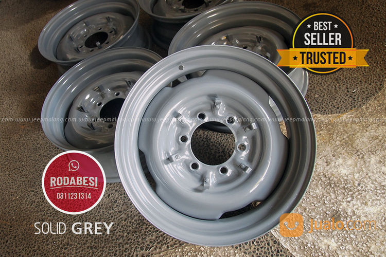 Velg Hardtop Ring 16 Tubeles Solid Grey di Kota Malang, Jawa Timur ...