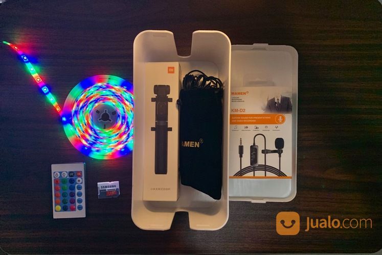 Paket Youtuber - Tongsis, LED Strip, Mic/Mik, MicroSD di Kota Surabaya ...