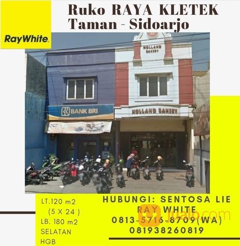 Ruko Raya Kletek - Taman - Sepanjang - Sidoarjo - STRATEGIS Hadap Nol ...