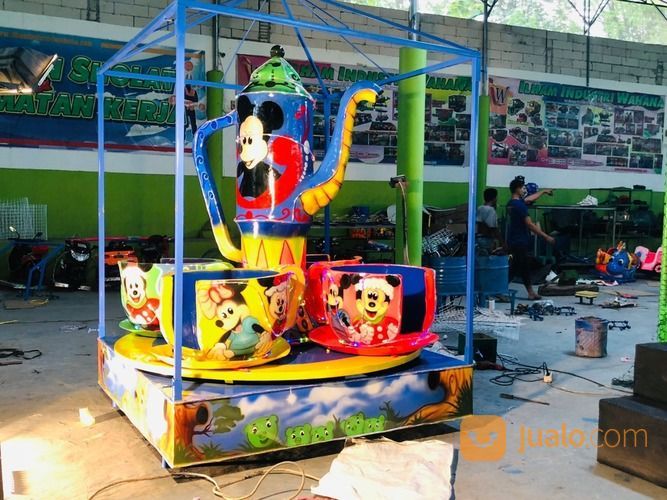 Wahana Komedi Putar Cangkir Odong Full Warna TERBARU di Kota Cimahi, Jawa Barat | Jualo.com