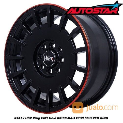 VELG M OBIL RALLY HSR R15X7 H8X100-114,3 ET38 SMB/RR di Kota Jakarta ...