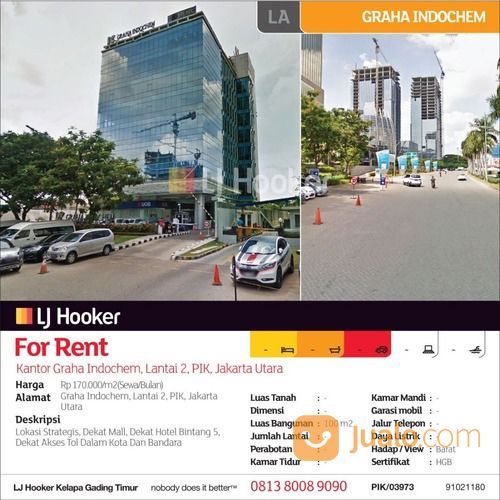 Kantor Graha Indochem, Lantai 2, PIK, Jakarta Utara di Kota Jakarta ...