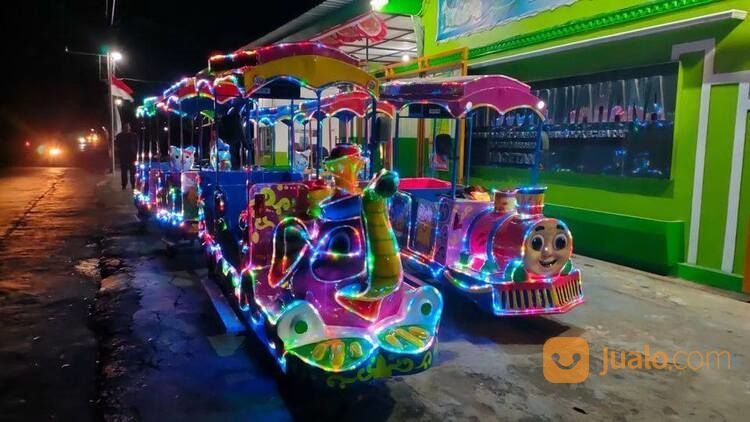 Kereta Motor Gajah Odong Odong Mini Coaster Handboat di Kab. Kulon ...