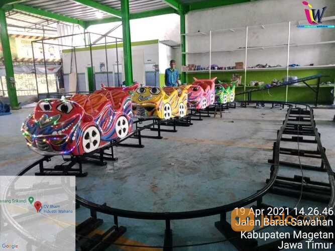 Kereta Motor Gajah Odong Odong Mini Coaster Handboat di Kab. Kulon ...
