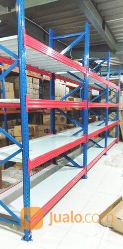 Rak Gudang Shelving Kapasitas 1 Ton Perlevel T200 P207 L80 Cm-4 Layer ...