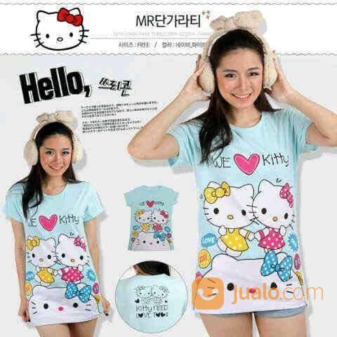 Hello Kitty Kaos Wanita Biru Dan Kuning di Kota Bandung, Jawa Barat | Jualo.com