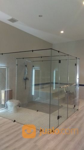 Kaca Shower Tempred Black Mate Ascesoris Pembatas Kamar Mandi Edisi ...