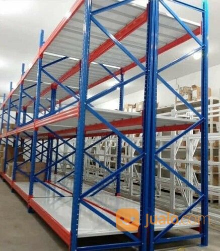 Rak Gudang Medium Duty Kapasitas 1 Ton Perlevel /Model Shelving Kuat ...