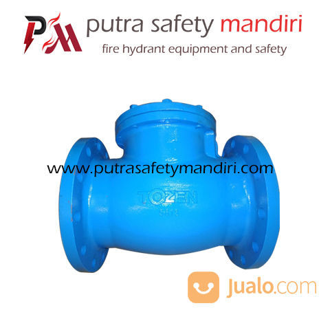 TOZEN SWING CHECK VALVE 2 INCH FLANGE JIS 10K IRON CAST HARGA MURAH di ...