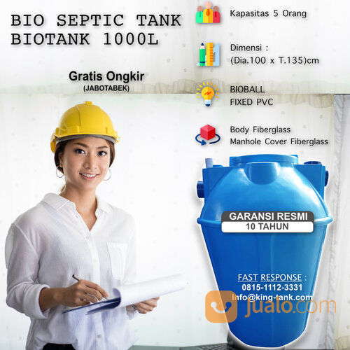 TANGKI Septic Tank BIOFIL BIOTANK 1000 Liter / 1m3 di Kota Jakarta ...