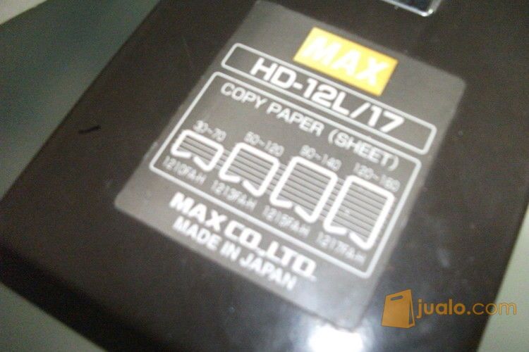 Alat Stapler Jilid : MAX HD-12L/17 (Japan) di Kota Jakarta Barat, DKI ...