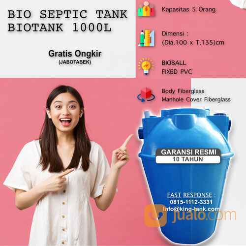 TANGKI STP PAKET BIOTECH IPAL 2000 Liter / 2m3 di Kota Jakarta Barat ...