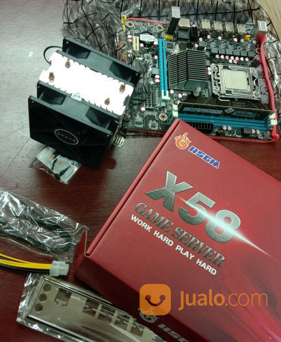 Motherboard New Intel XEON X58 HSGM SATU SET DDR 3 Ram 8 di Kota ...
