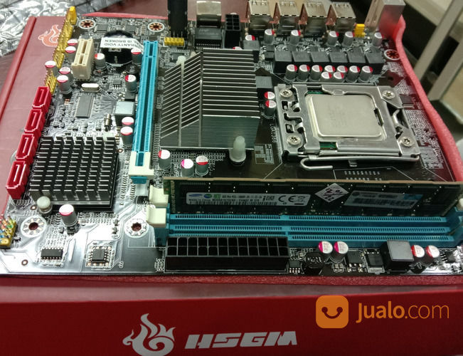 Motherboard New Intel XEON X58 HSGM SATU SET DDR 3 Ram 8 di Kota ...