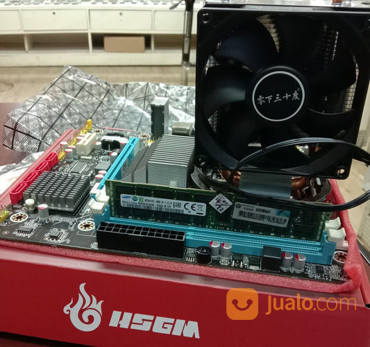 Motherboard New Intel XEON X58 HSGM SATU SET DDR 3 Ram 8 di Kota ...