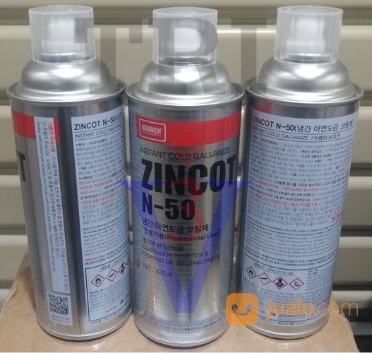 Nabakem Zincot N-50 Galvanizing Spray,Pelapis Cair Cat Anti Karat N 50 ...