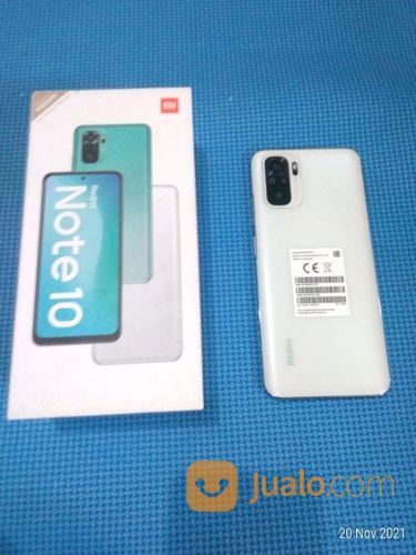 Redmi Note 10 Ram 4/64GB Mulus, Lengkap. Layar Super Amoled di Kab ...