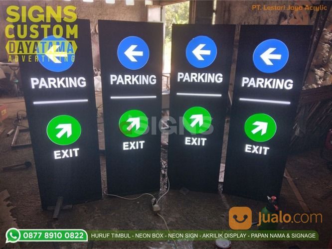 Signage Parkir & Exit | Produsen Reklame Jabodetabek | Dayatama ...