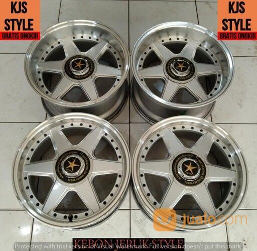 Velg Mobil Bekas Racing Ring 17 Lebar 7/9 ET 30/35 H4x100-4x114,3 di ...