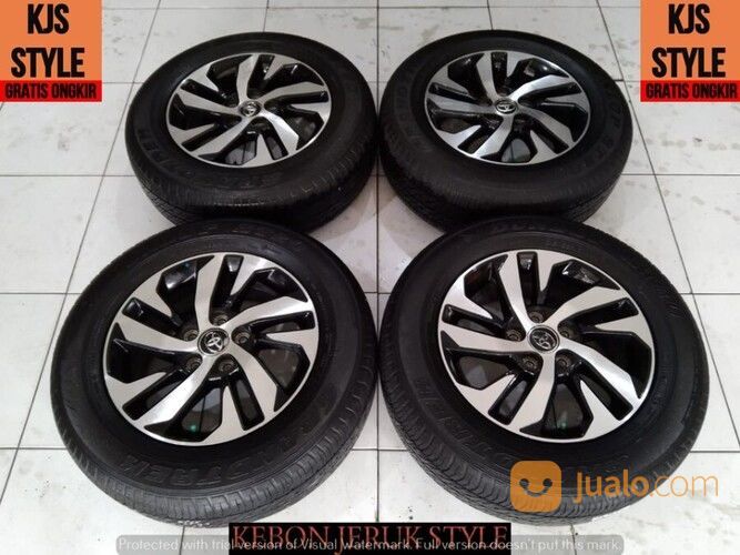 Velg Mobil Ring 16+Ban Standar Rush Pcd 5x114,3 Lebar 6,5 ET 50 di Kota ...