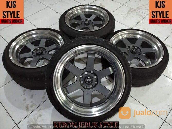 Velg Mobil Ring 17 Murah Model TE37 Hole Double Pcd 8x100-114,3 di Kota ...