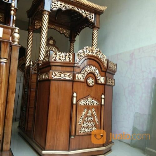 Mimbar Masjid Kubah Wajek Kayu Jati Kode Tjf 001 di Kota Jakarta Pusat ...