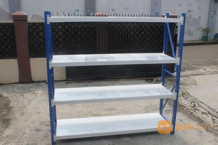 Rak Gudang Light Duty Kapasitas Beban 250 Kg/ Level T200 Cm-4 Level di ...