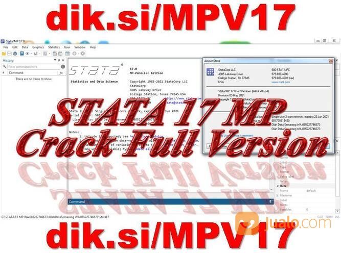 STATA 17 MP Crack Full Version di Kota Semarang, Jawa Tengah | Jualo.com