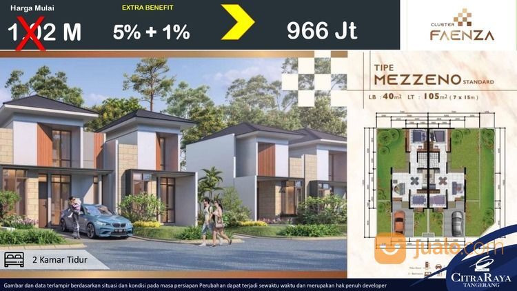CLUSTER FAENZA CITRA RAYA TANGERANG Harga 621jutaan!! di Kota Tangerang ...