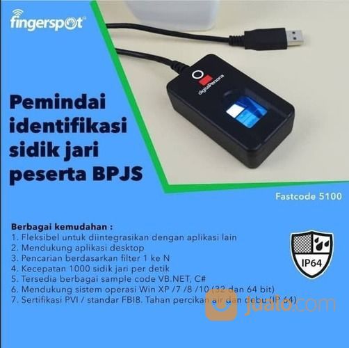 Fastcode 5100 Bisa Di Integrasikan Dengan Aplikasi BPJS di Kota Surabaya, Jawa Timur | Jualo.com
