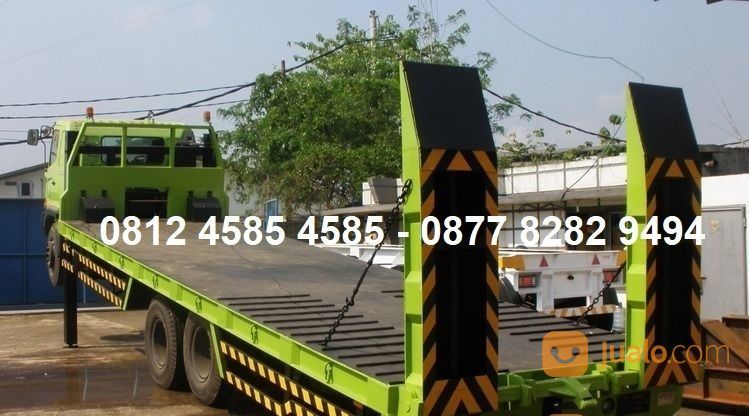 Truk Selfloader Self Loader Truck Hino 500 Truk Angkut Excavator Truk ...